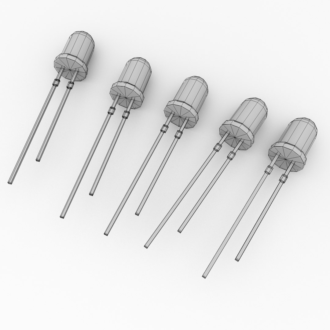 3d model light emitting diode