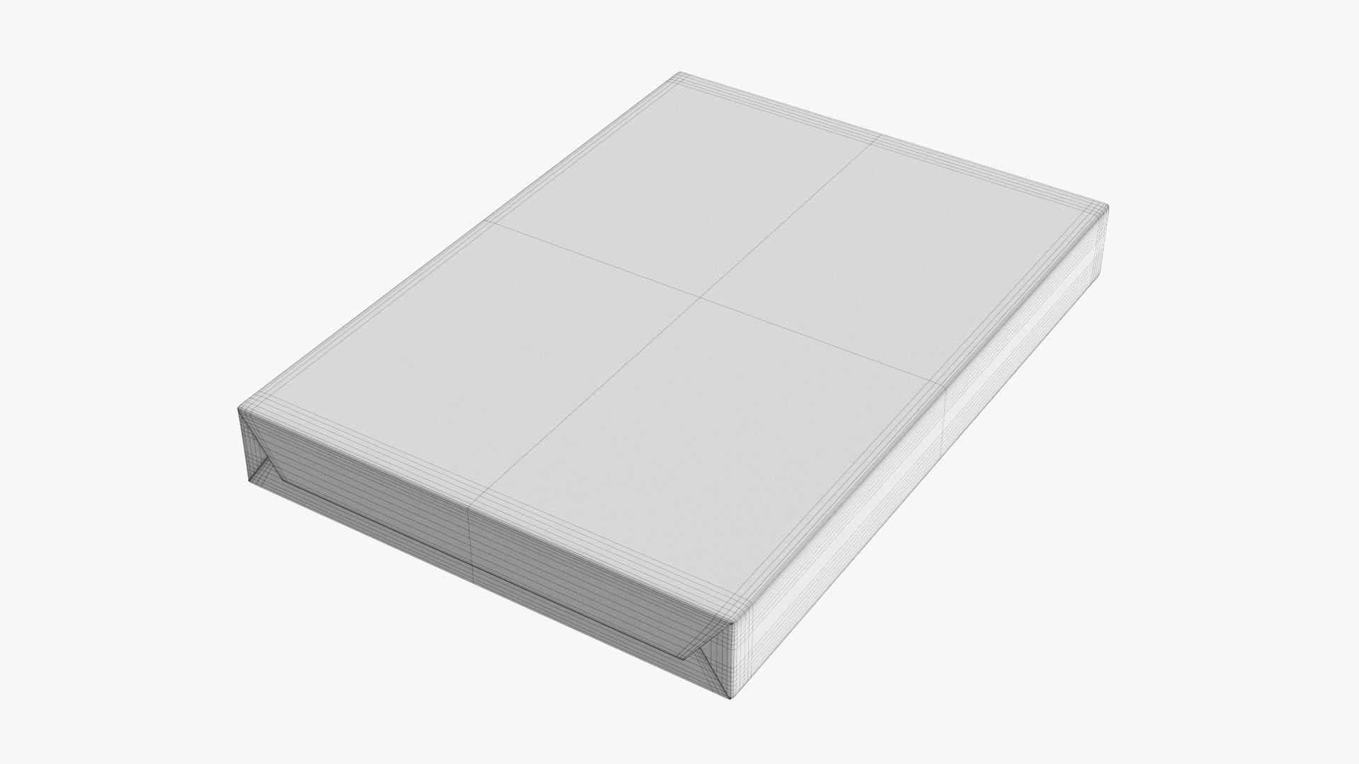 Office Paper A3 500 Sheets Ream 3D Model - TurboSquid 1760416