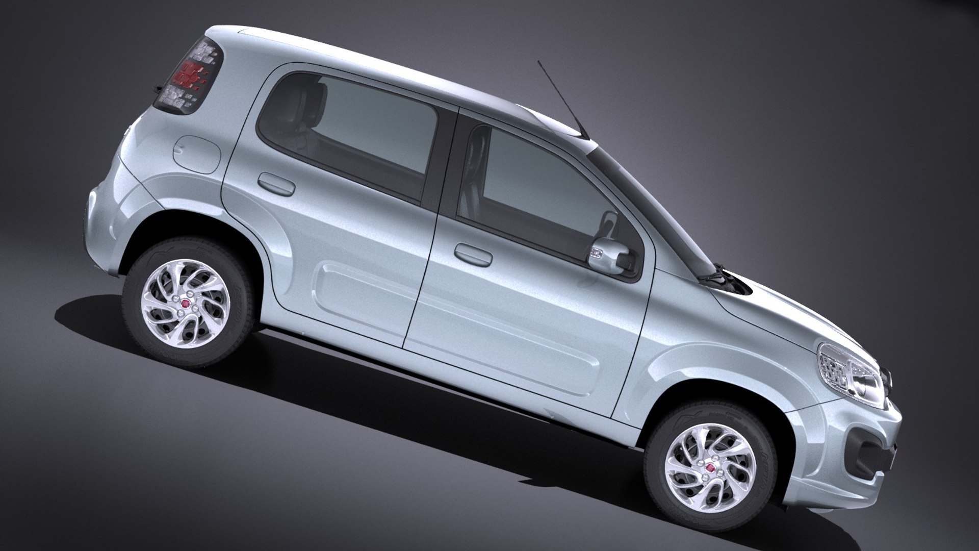 Fiat Uno 2017 3D Model - TurboSquid 1157570