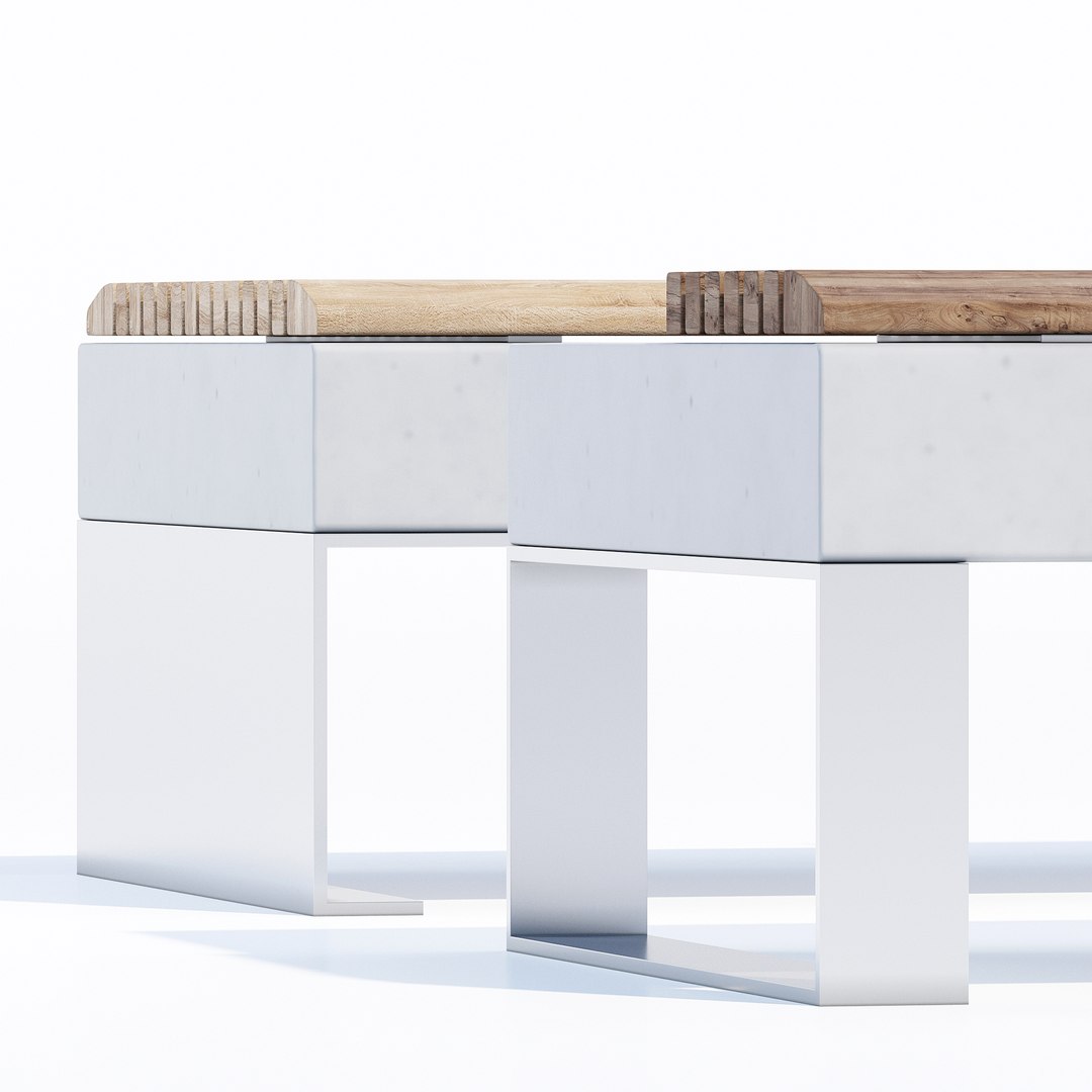 3D Model Bench Metalco - TurboSquid 1500891