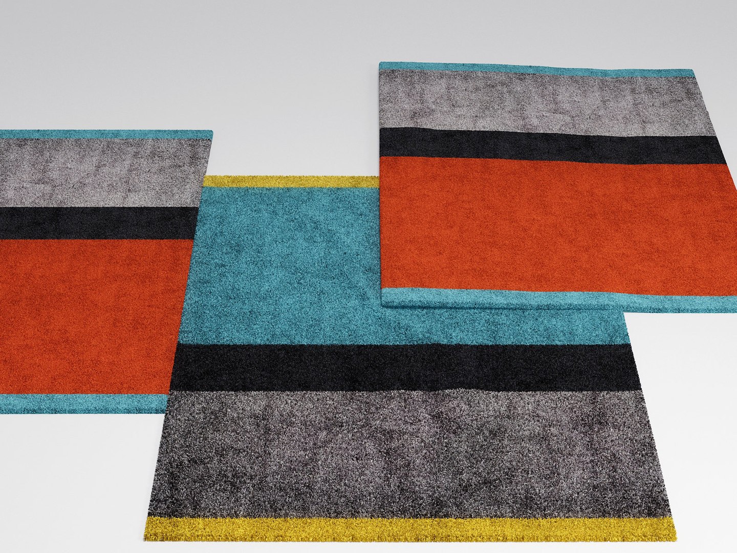 Afaw Shaggy Rug Model - TurboSquid 1162618