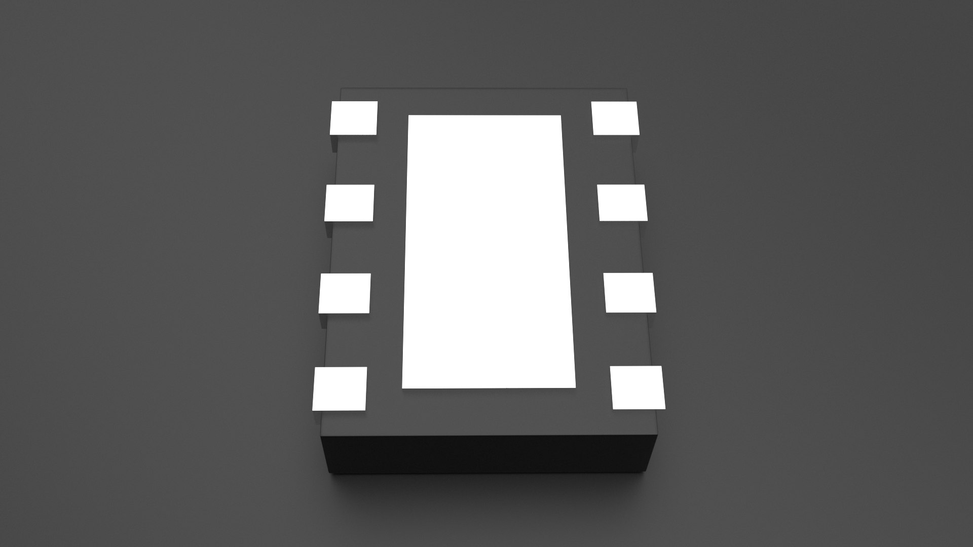 3D WSON-8 Chip Model - TurboSquid 2239857