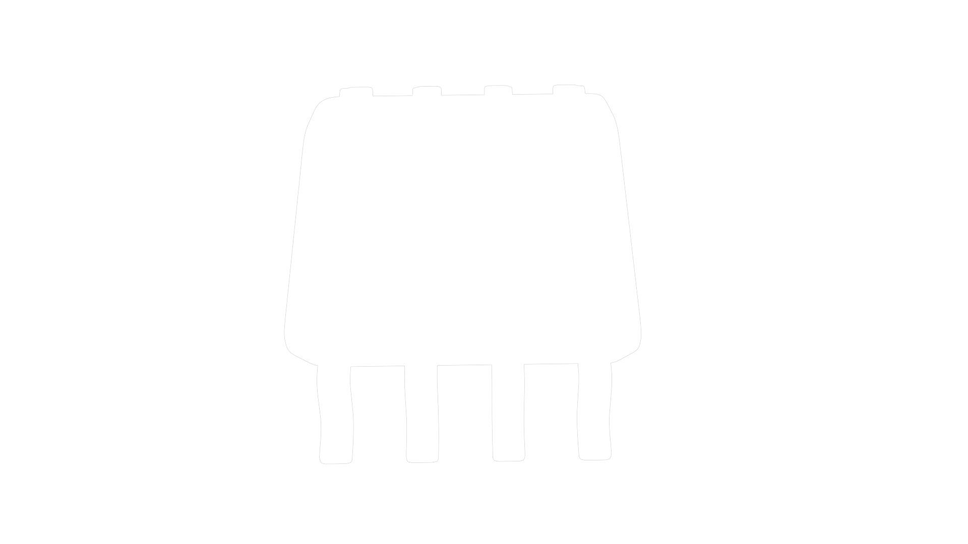 3D WSON-8 Chip Model - TurboSquid 2239857