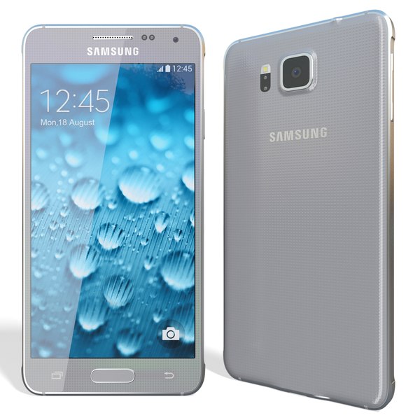 3ds realistic samsung galaxy alpha