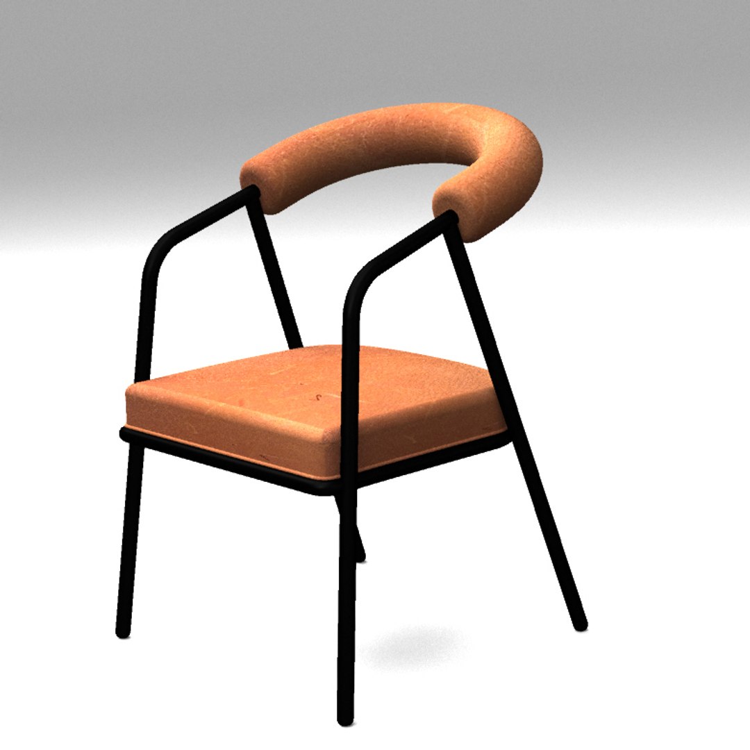 3D metal chair - TurboSquid 1404612
