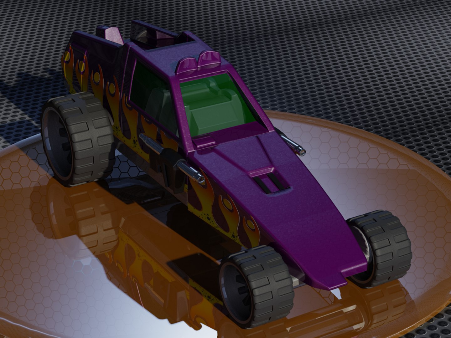 Hot Wheels Enforcer 3D Model - TurboSquid 1342739