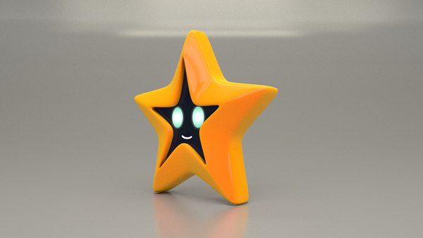 3D Star Character model - TurboSquid 1782935