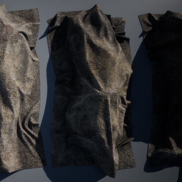 Dead body covered 3D model - TurboSquid 1292189