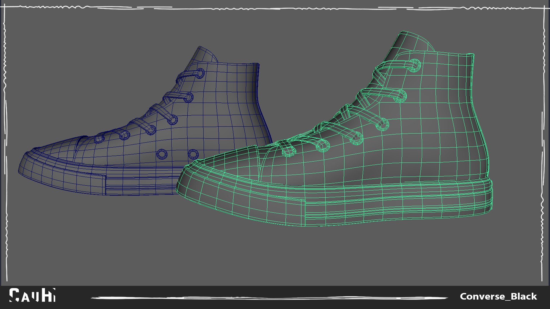 Collection Combo Converse Shose 3D model - TurboSquid 2075915