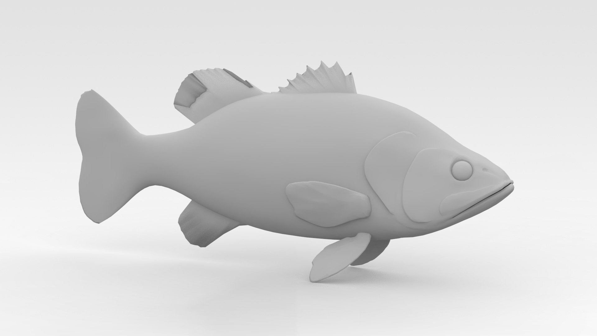 Bass Fish 3D Model - TurboSquid 2322812