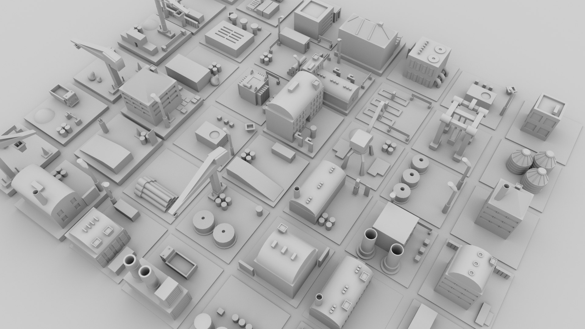 Industry Building 3D Model - TurboSquid 1458885