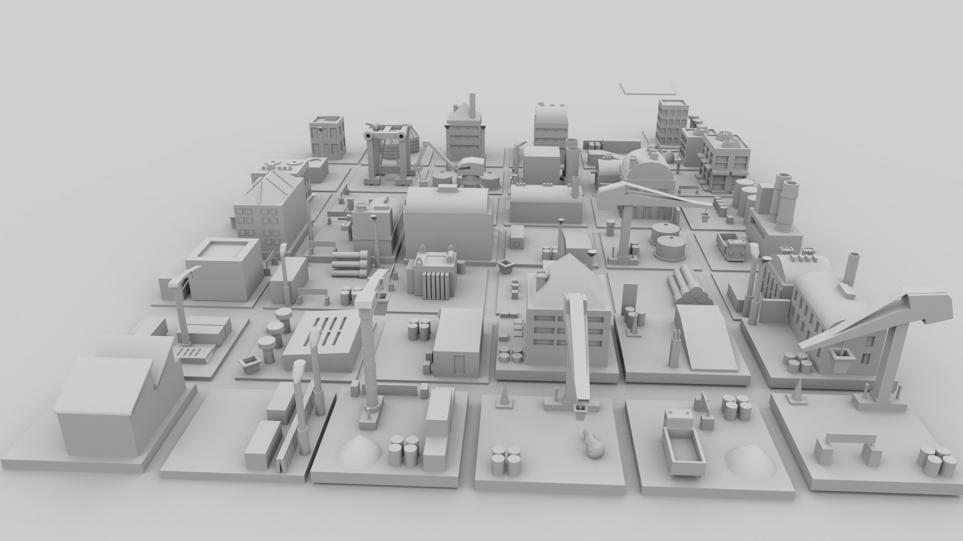 Industry Building 3D Model - TurboSquid 1458885