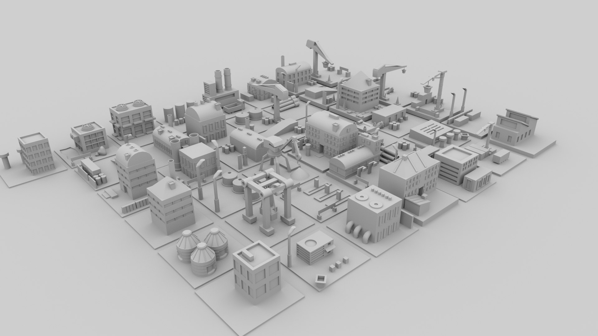 Industry Building 3D Model - TurboSquid 1458885