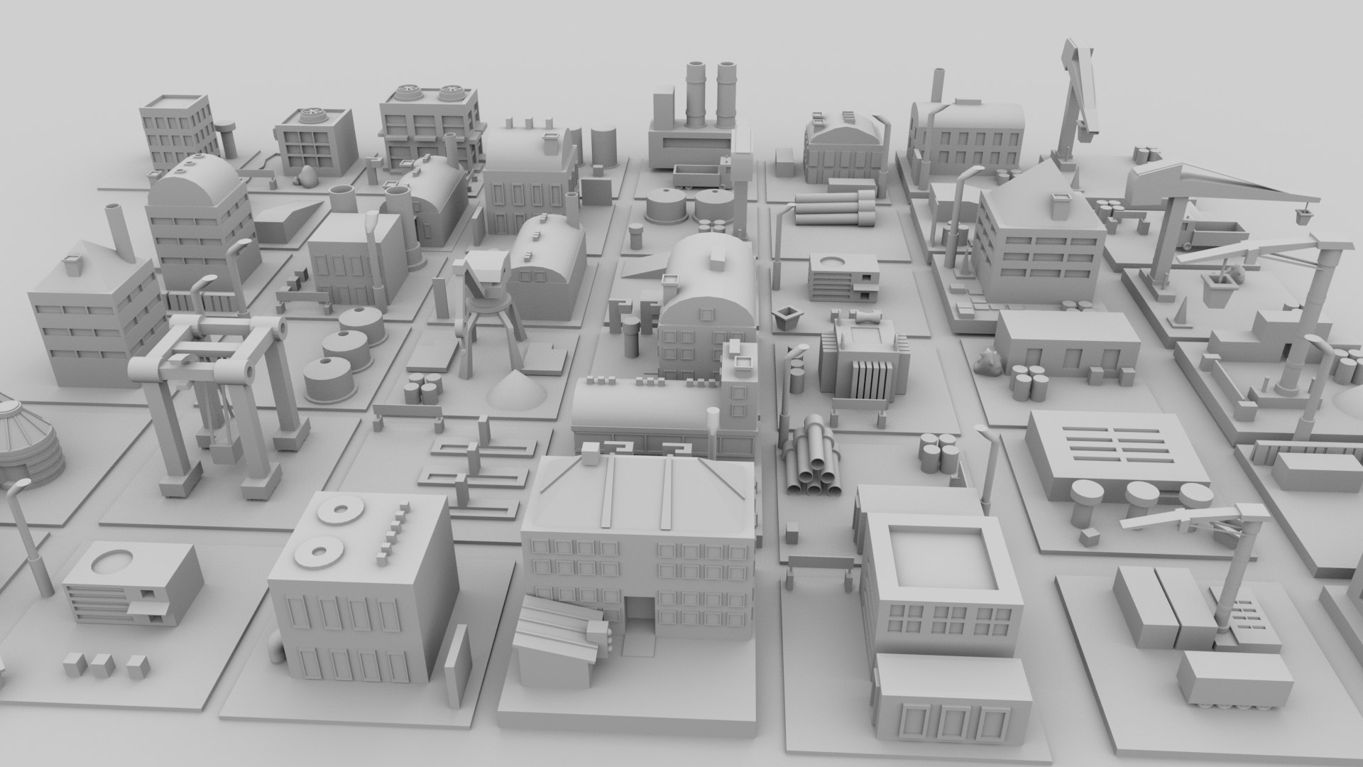 Industry Building 3D Model - TurboSquid 1458885
