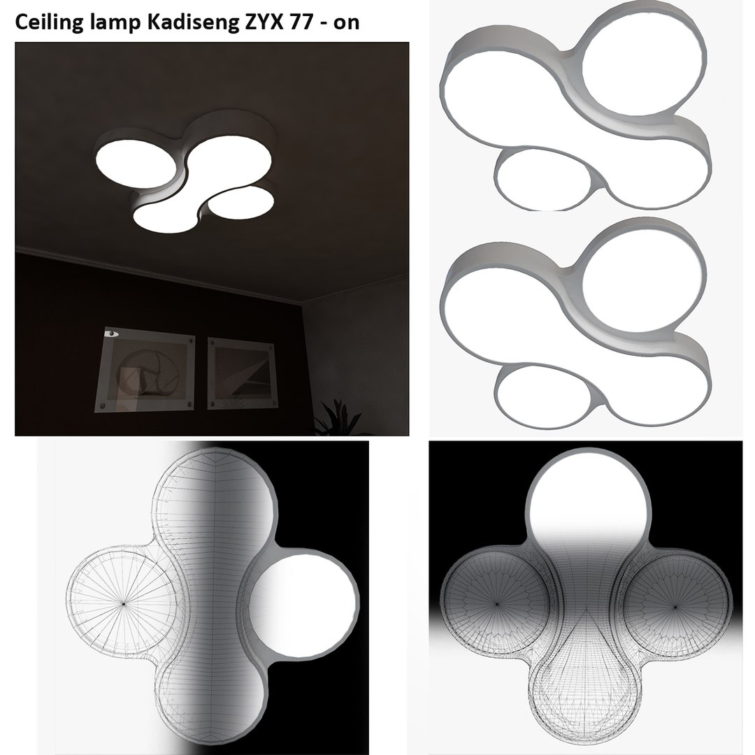 Ceiling Lamp Kadiseng Zyx 3d Max