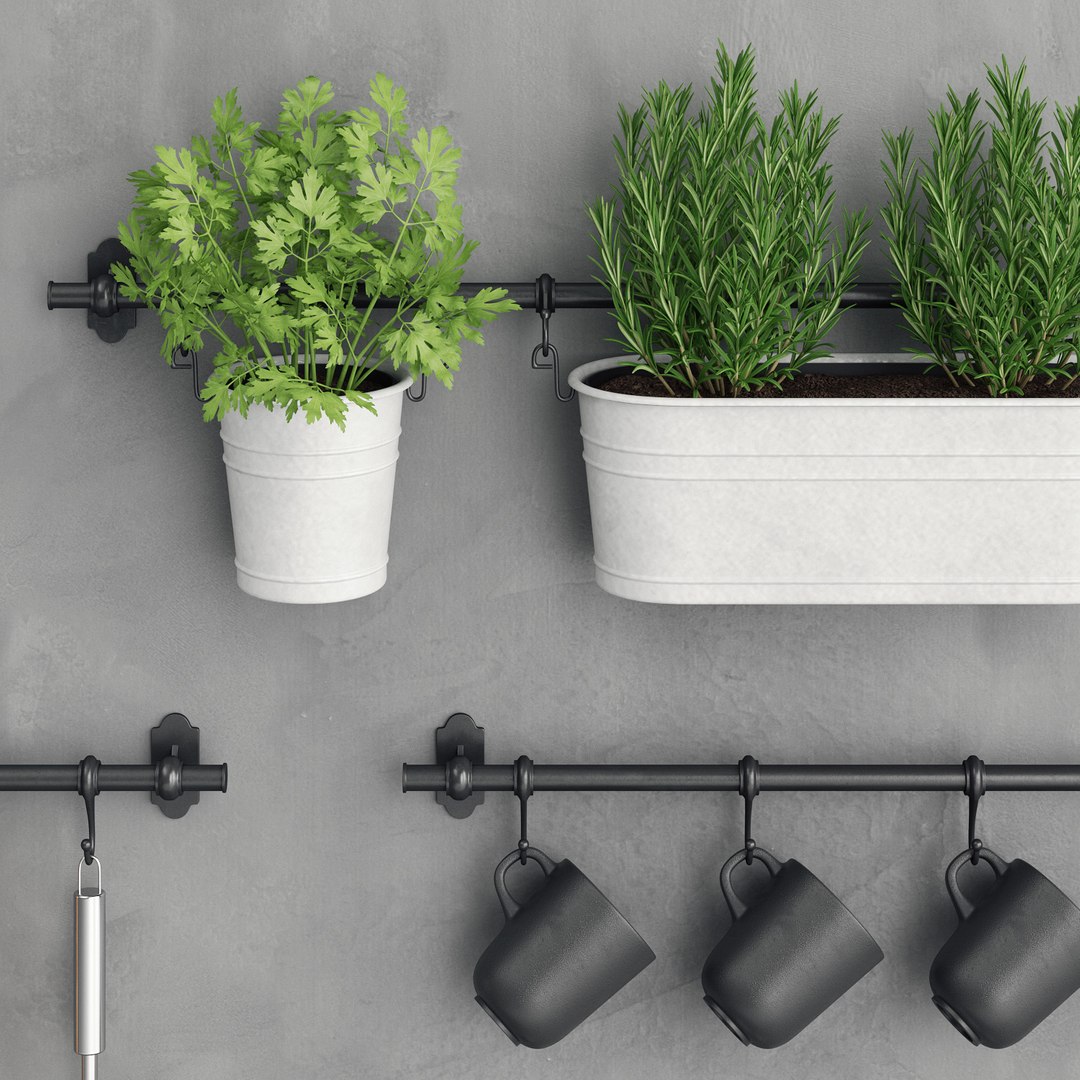 3D Plants Railing Model - TurboSquid 1550986