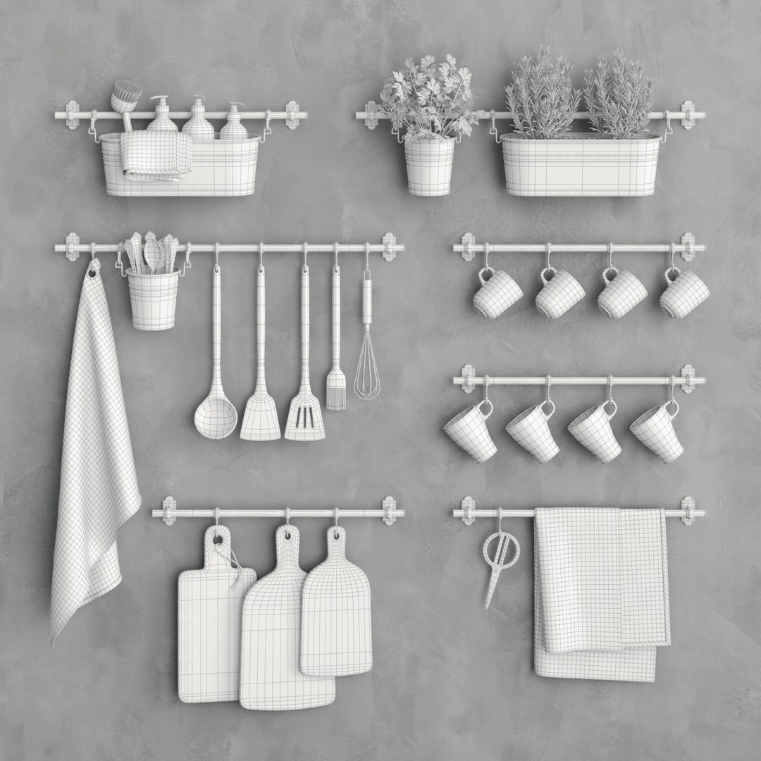 3D Plants Railing Model - TurboSquid 1550986