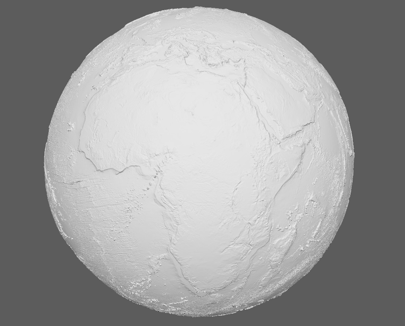 Printable earth oceans geometry 3D model - TurboSquid 1418214