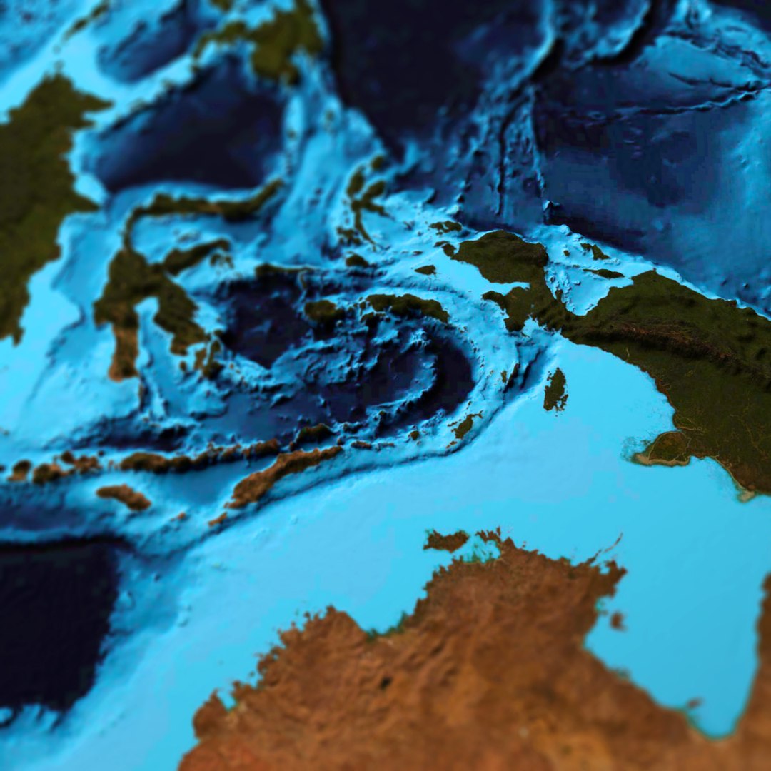 Printable earth oceans geometry 3D model - TurboSquid 1418214