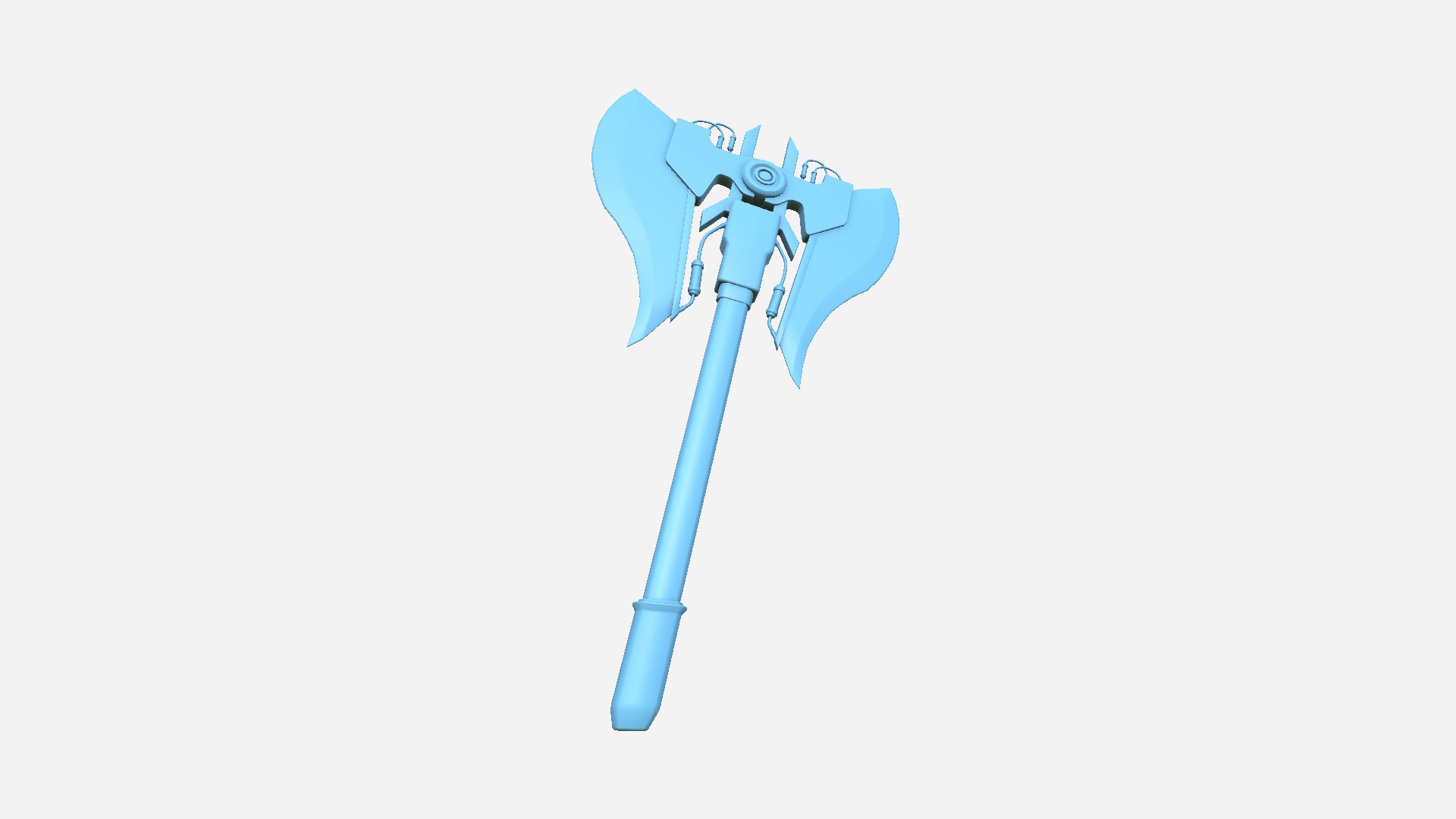 SciFi War Axe B01 Black Blue - Sci Fi Weapon Design 3D Model - TurboSquid 1979380