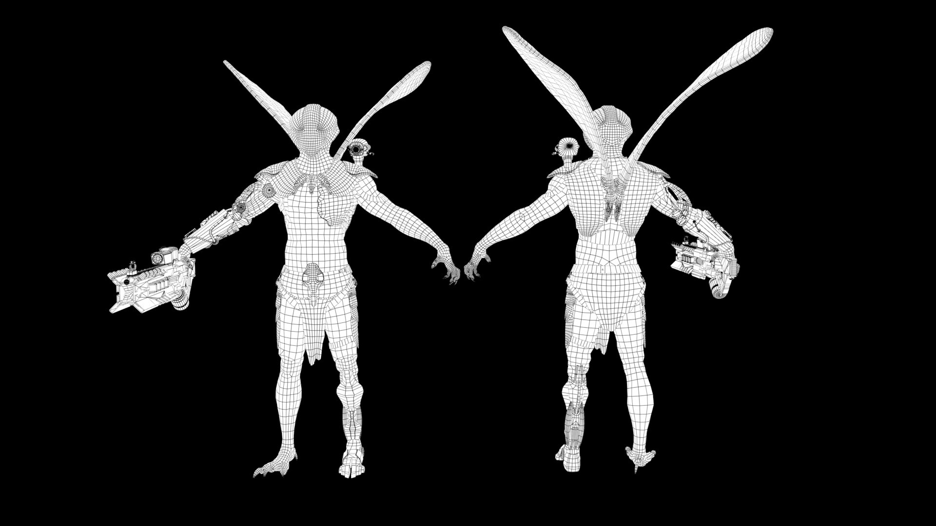 3D Model Fly Sci Fi - TurboSquid 2075837