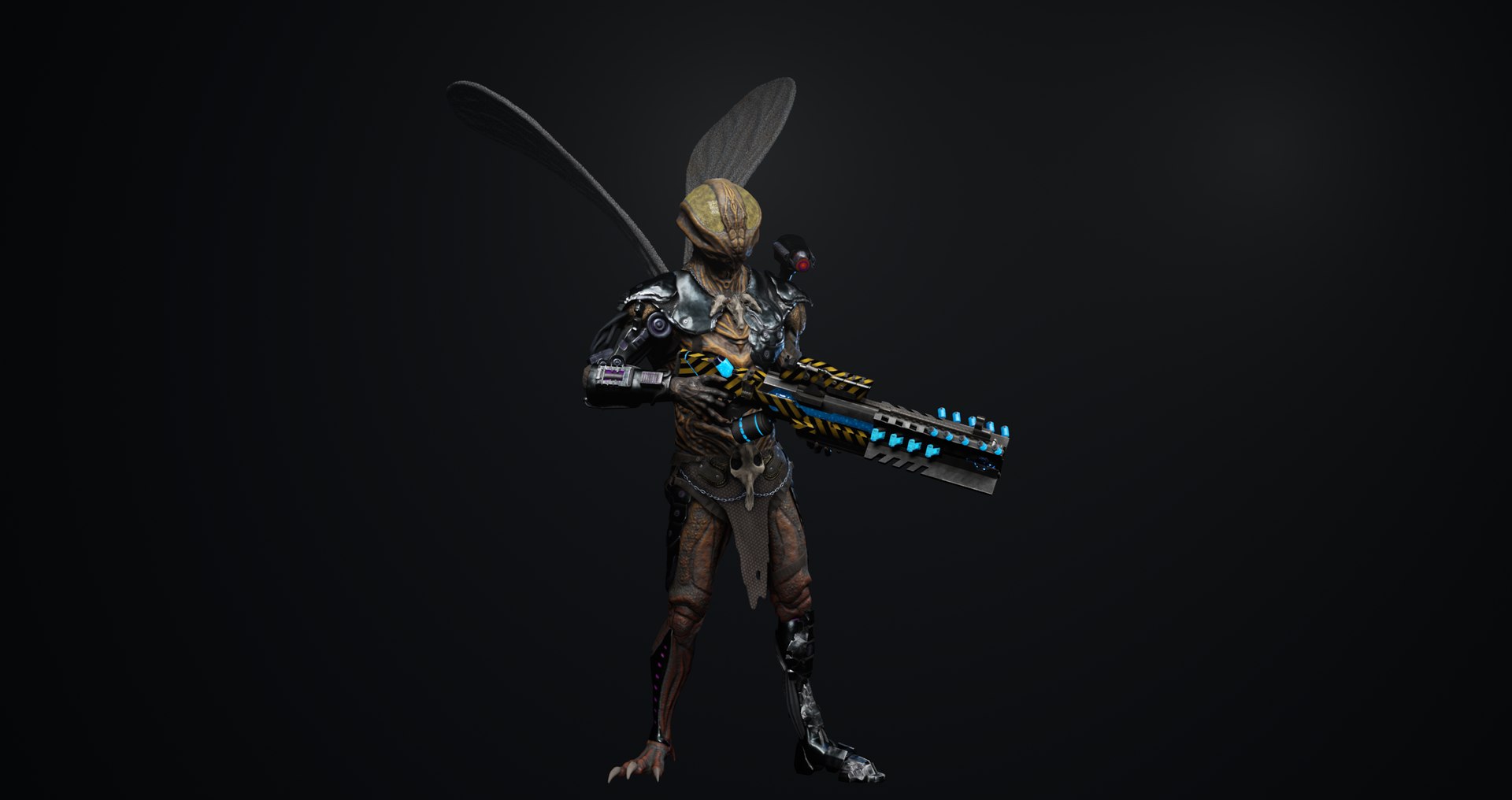 3D Model Fly Sci Fi - TurboSquid 2075837