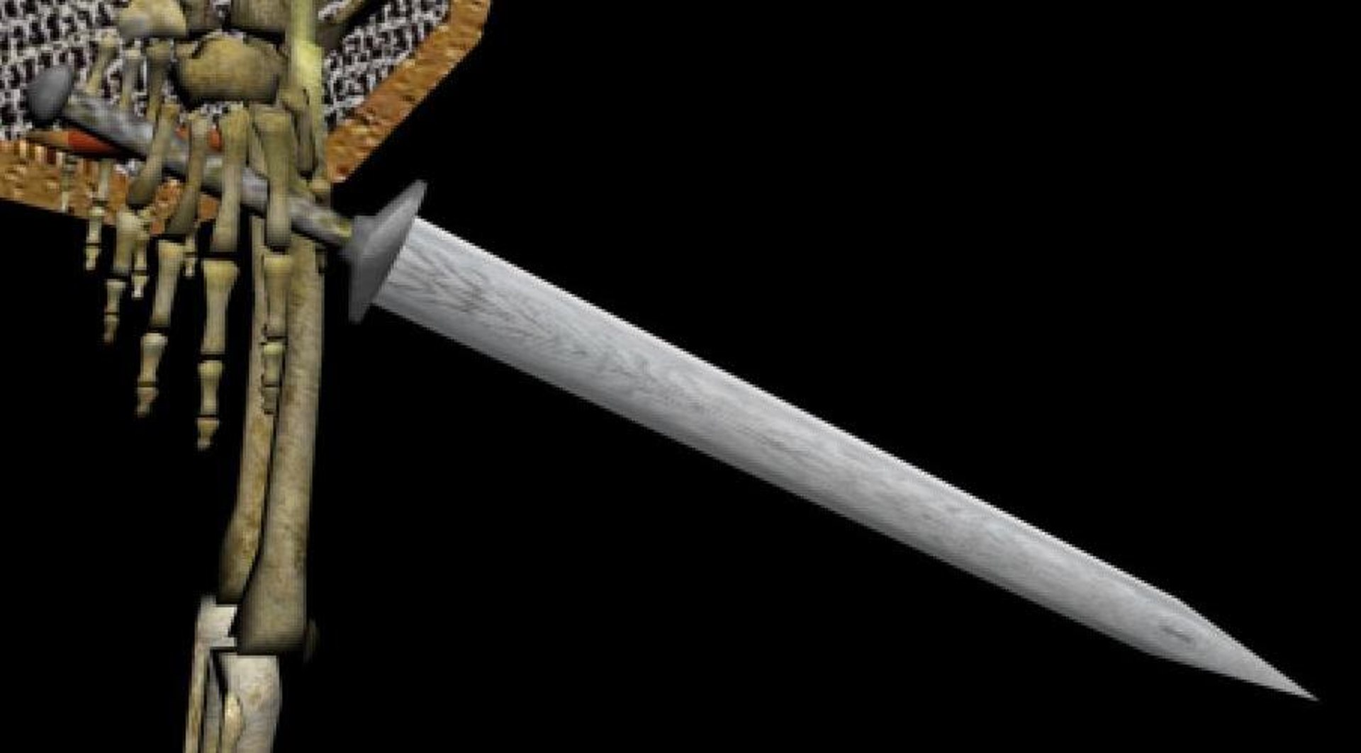 3d Model Of Bone Warrior Skeleton