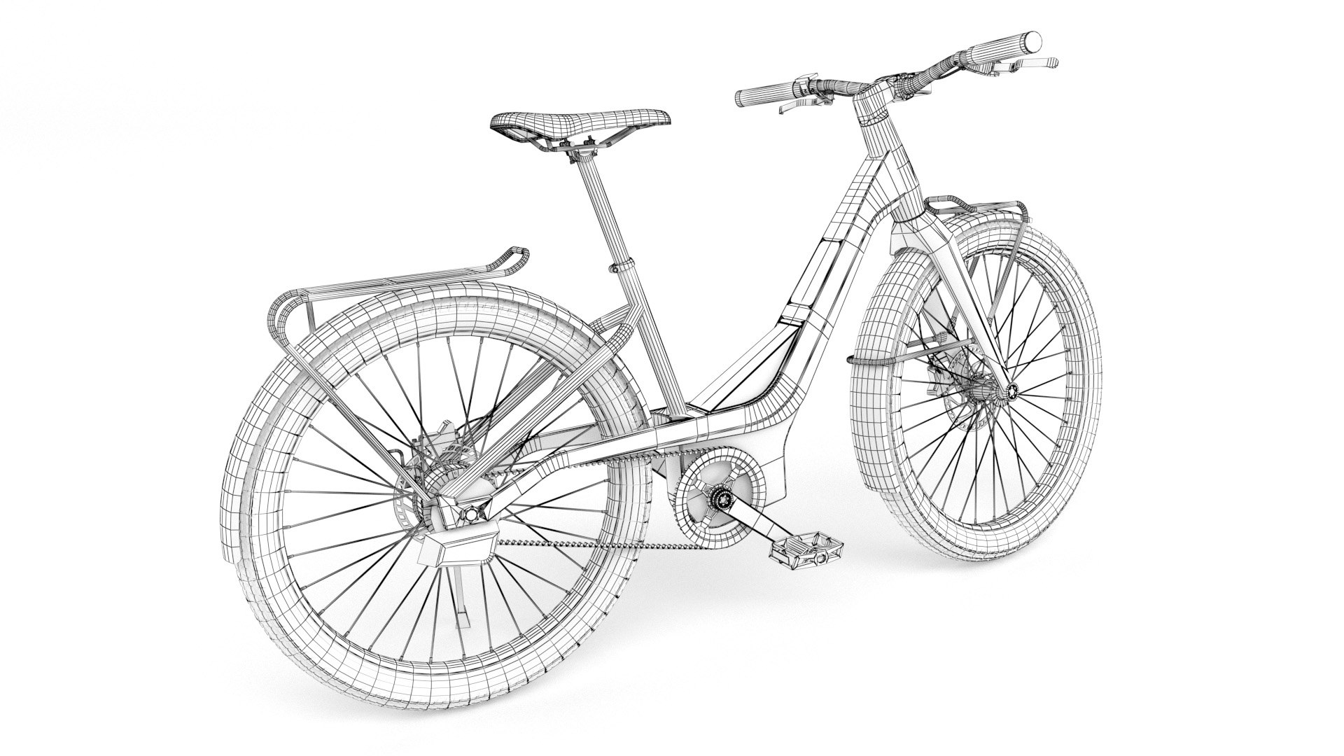 Serial One Rush City Step Thru 3D Model - TurboSquid 1911879