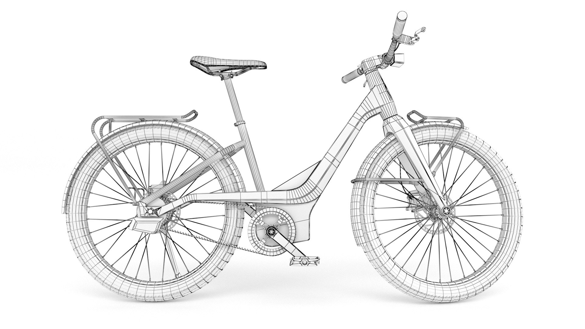 Serial One Rush City Step Thru 3D Model - TurboSquid 1911879