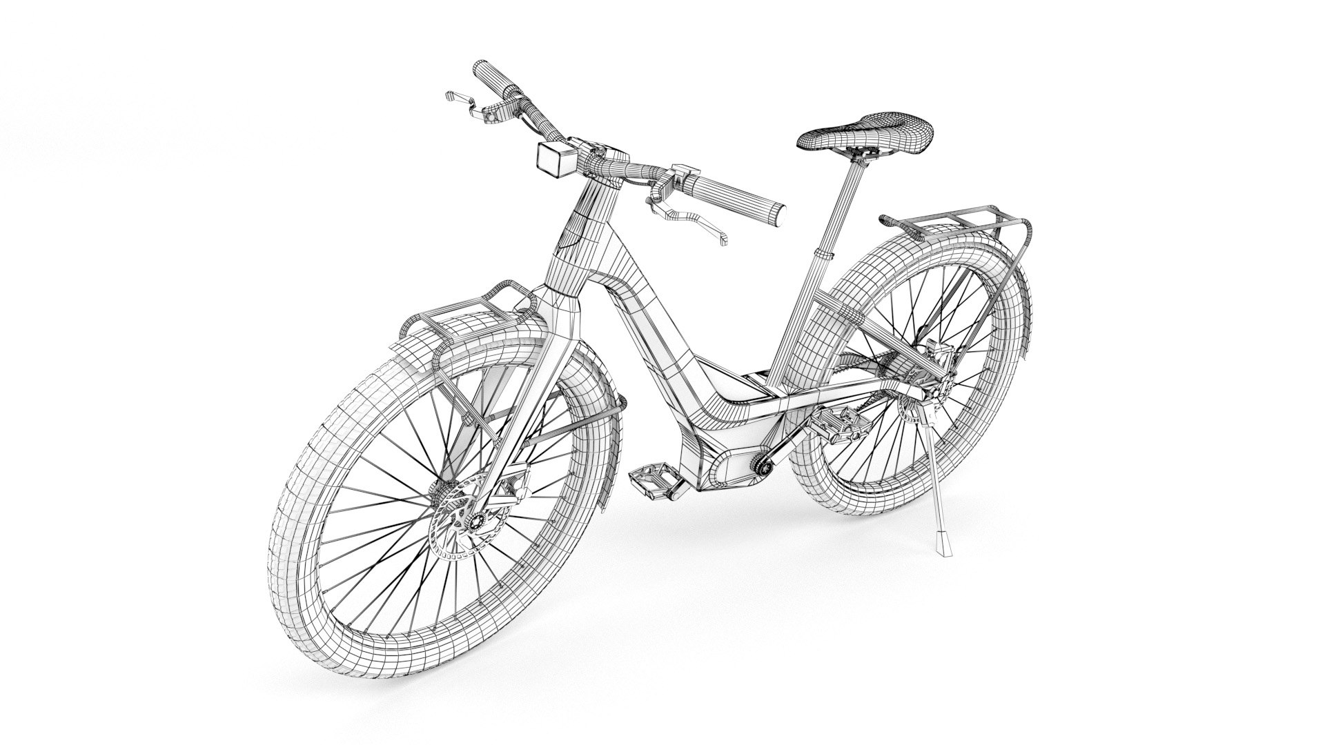 Serial One Rush City Step Thru 3D Model - TurboSquid 1911879