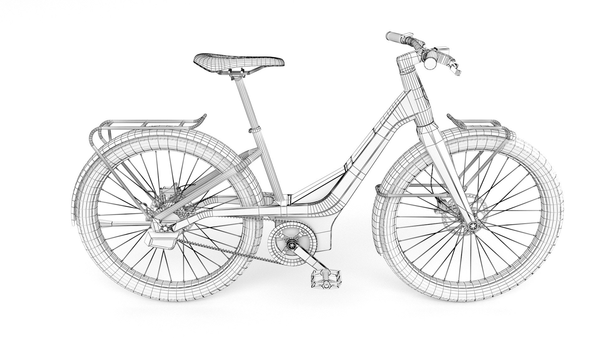 Serial One Rush City Step Thru 3D Model - TurboSquid 1911879