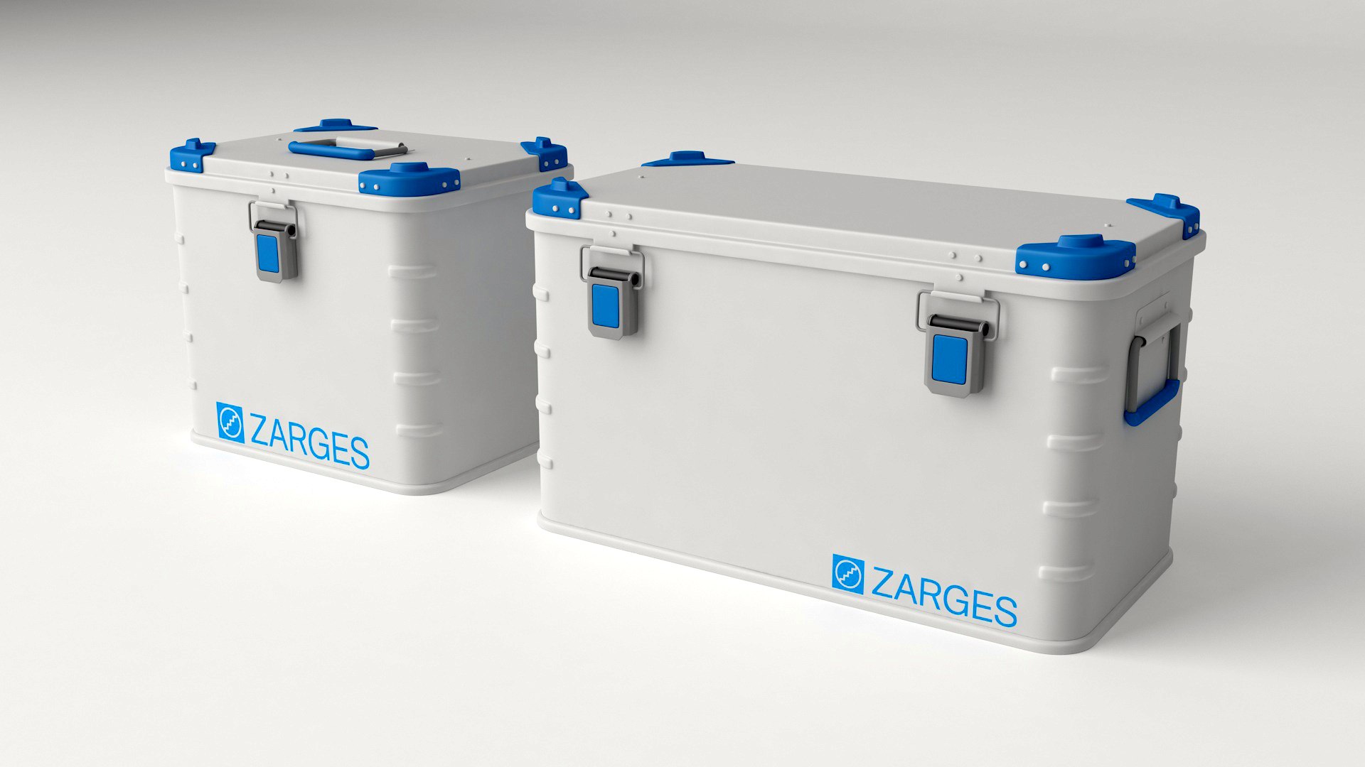Zarges aluminium boxes 3D model - TurboSquid 1861205