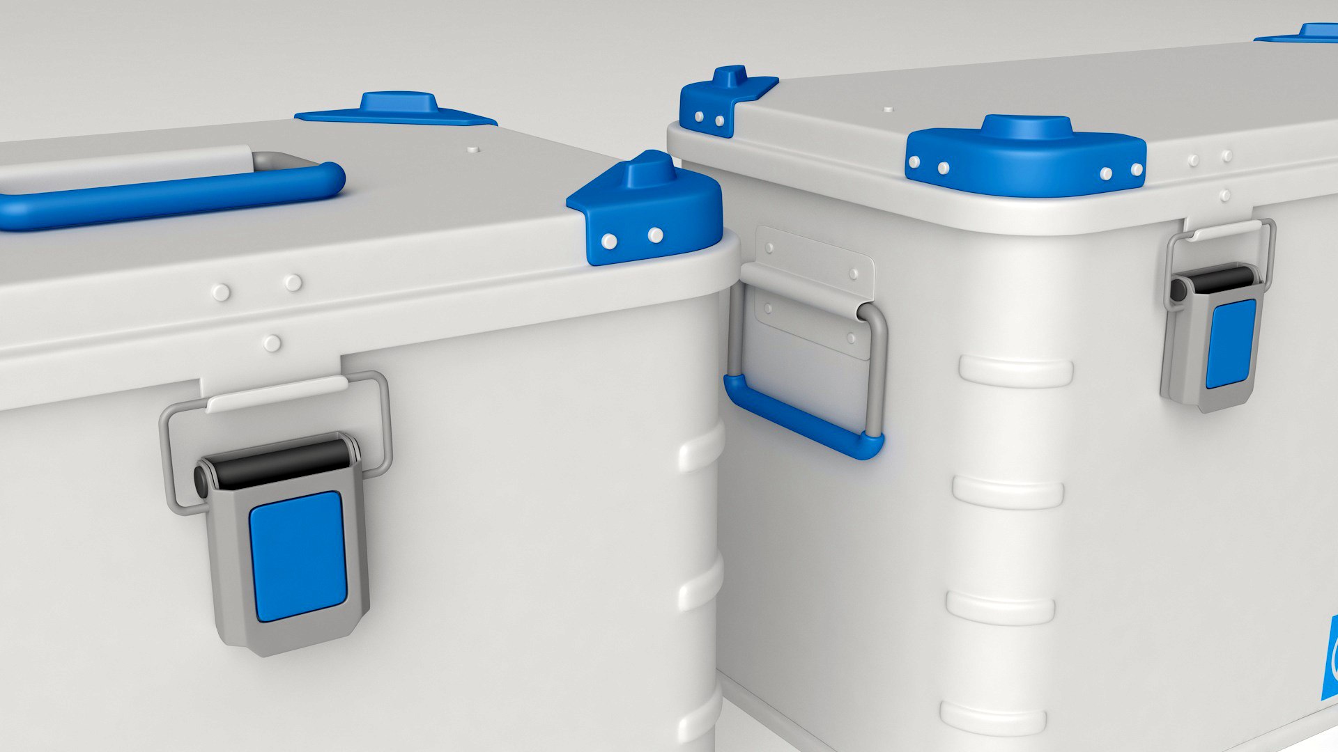 Zarges aluminium boxes 3D model - TurboSquid 1861205