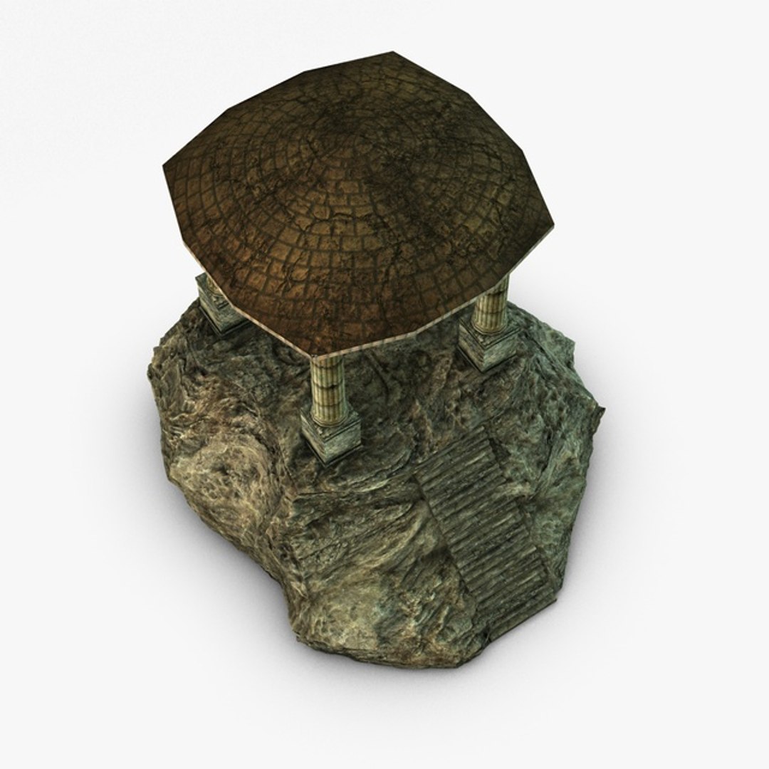 3ds max ancient temple