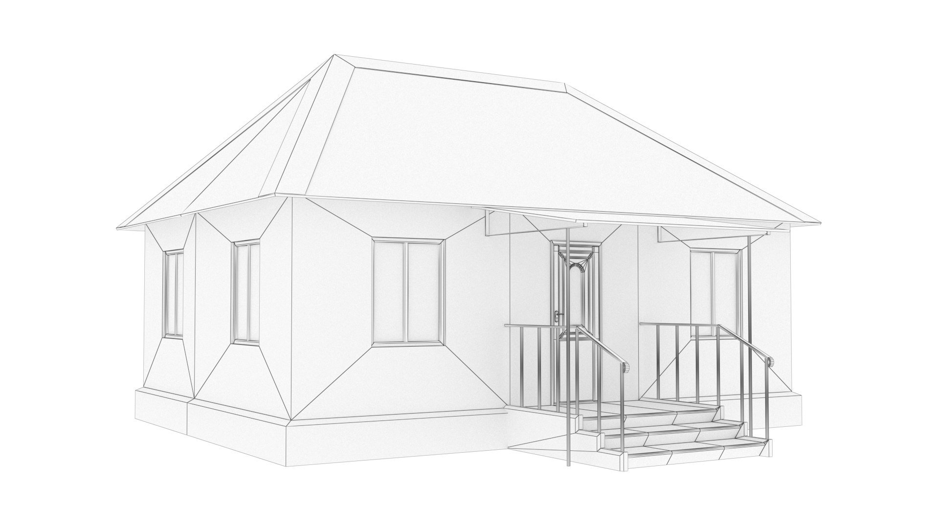 House 3D Model - TurboSquid 1924531