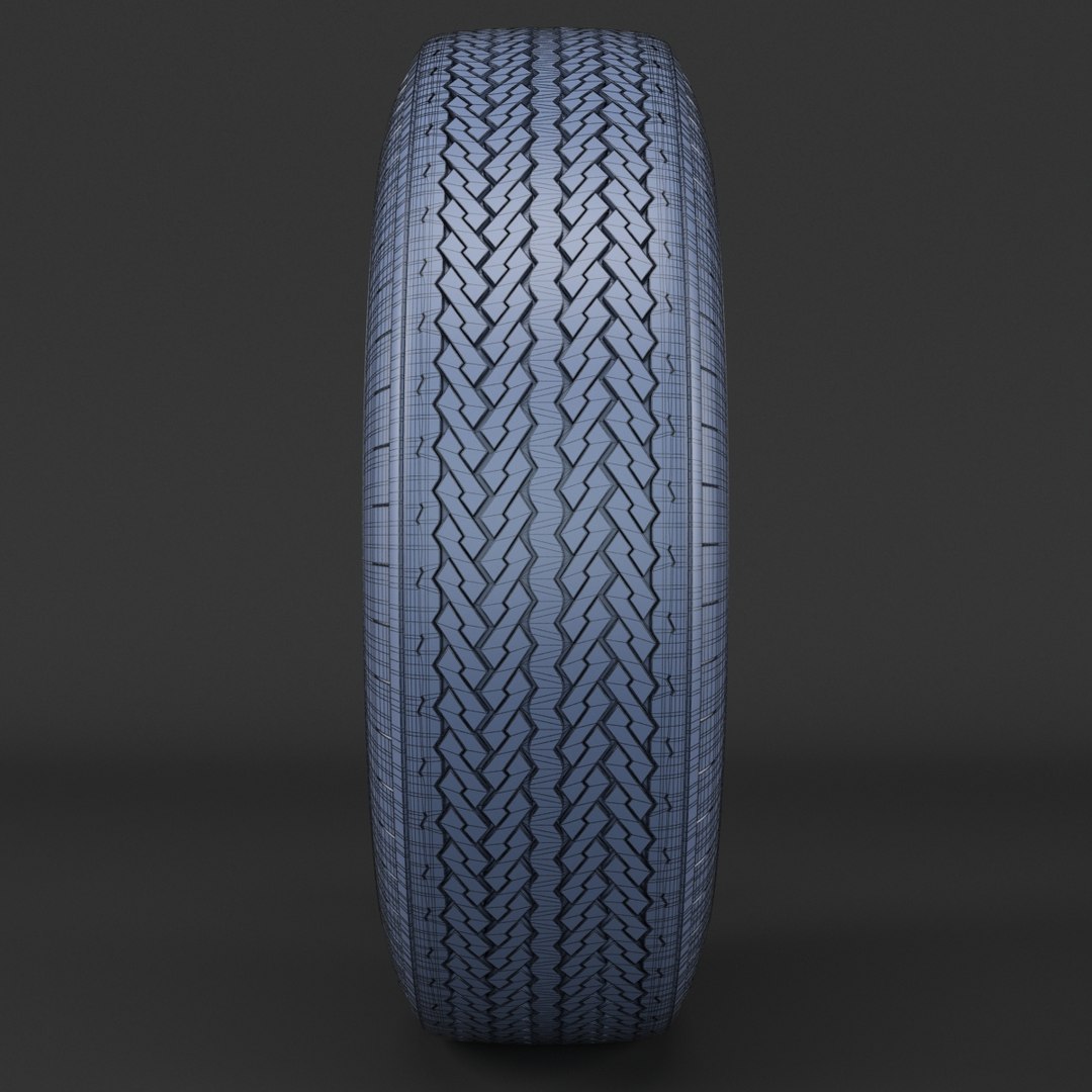 3d Model Tire Firestone