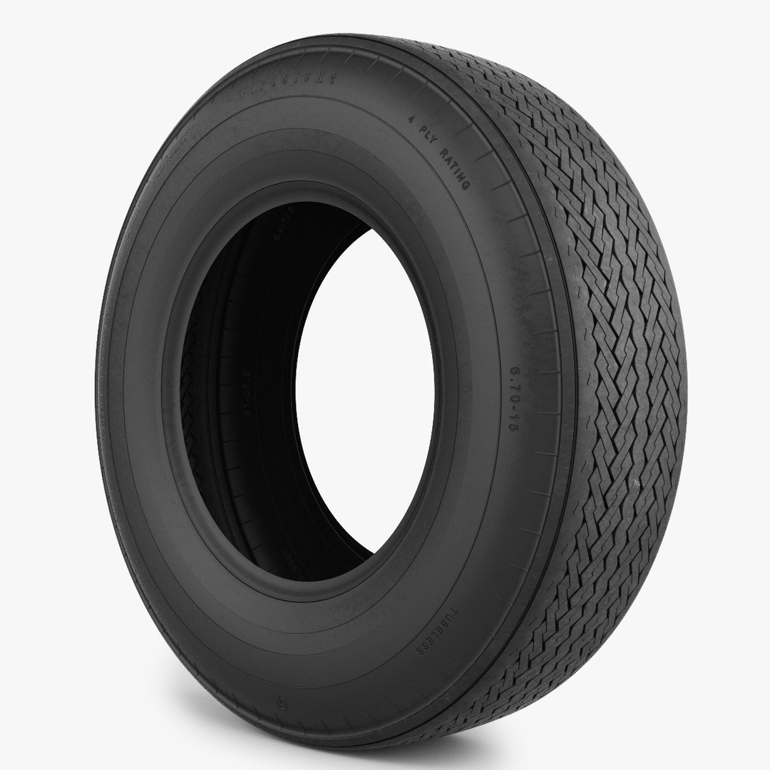 3d Model Tire Firestone