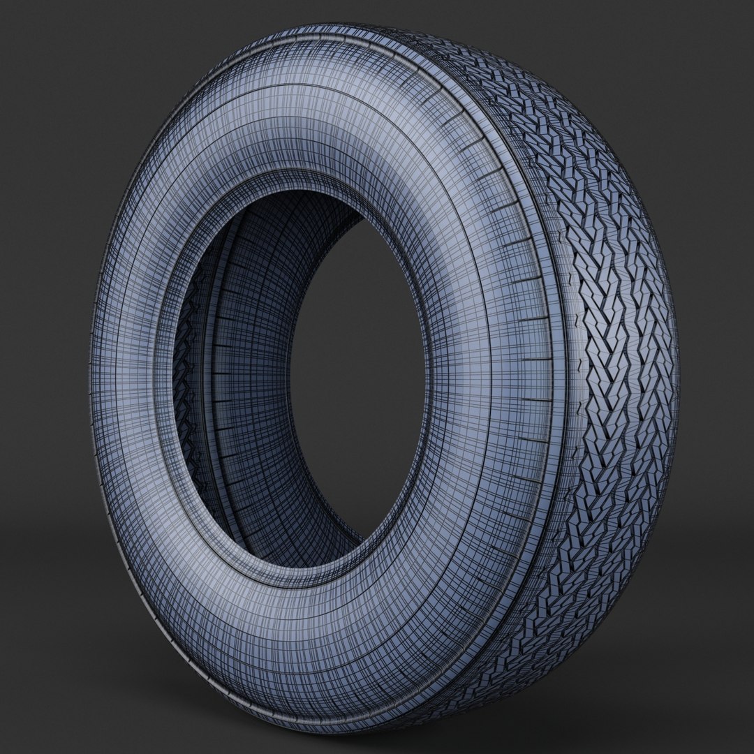 3d Model Tire Firestone