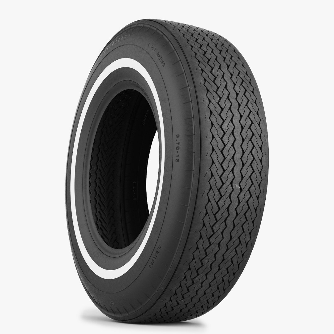 3d Model Tire Firestone