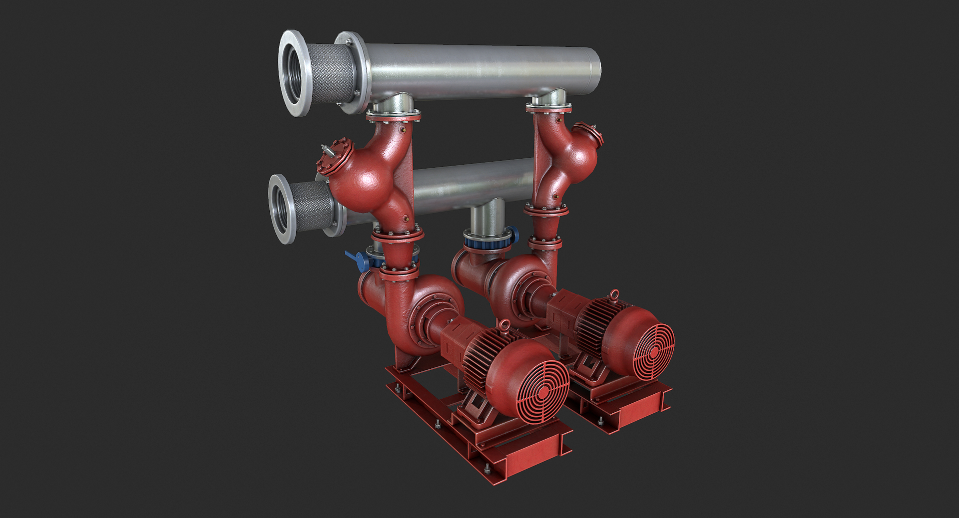 3d Water Pump Model
