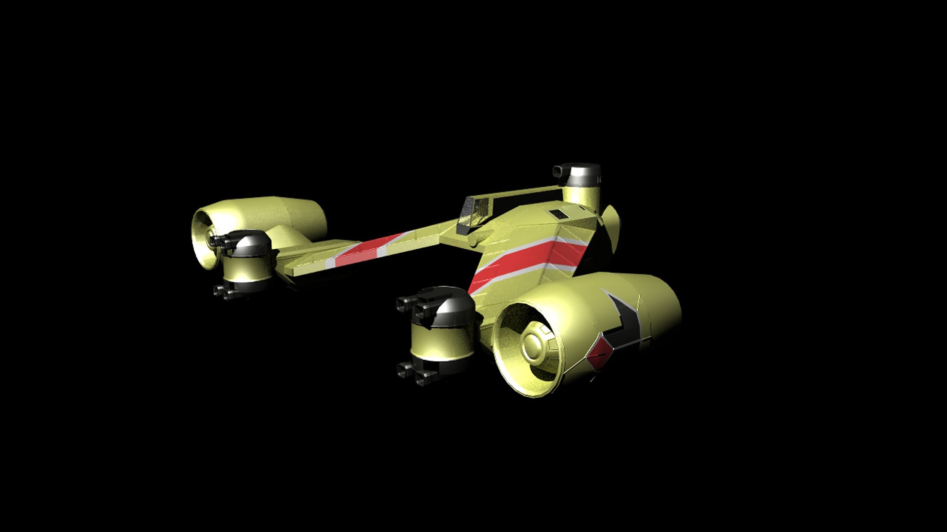 Kodan Deck Fighter Model - TurboSquid 2146650