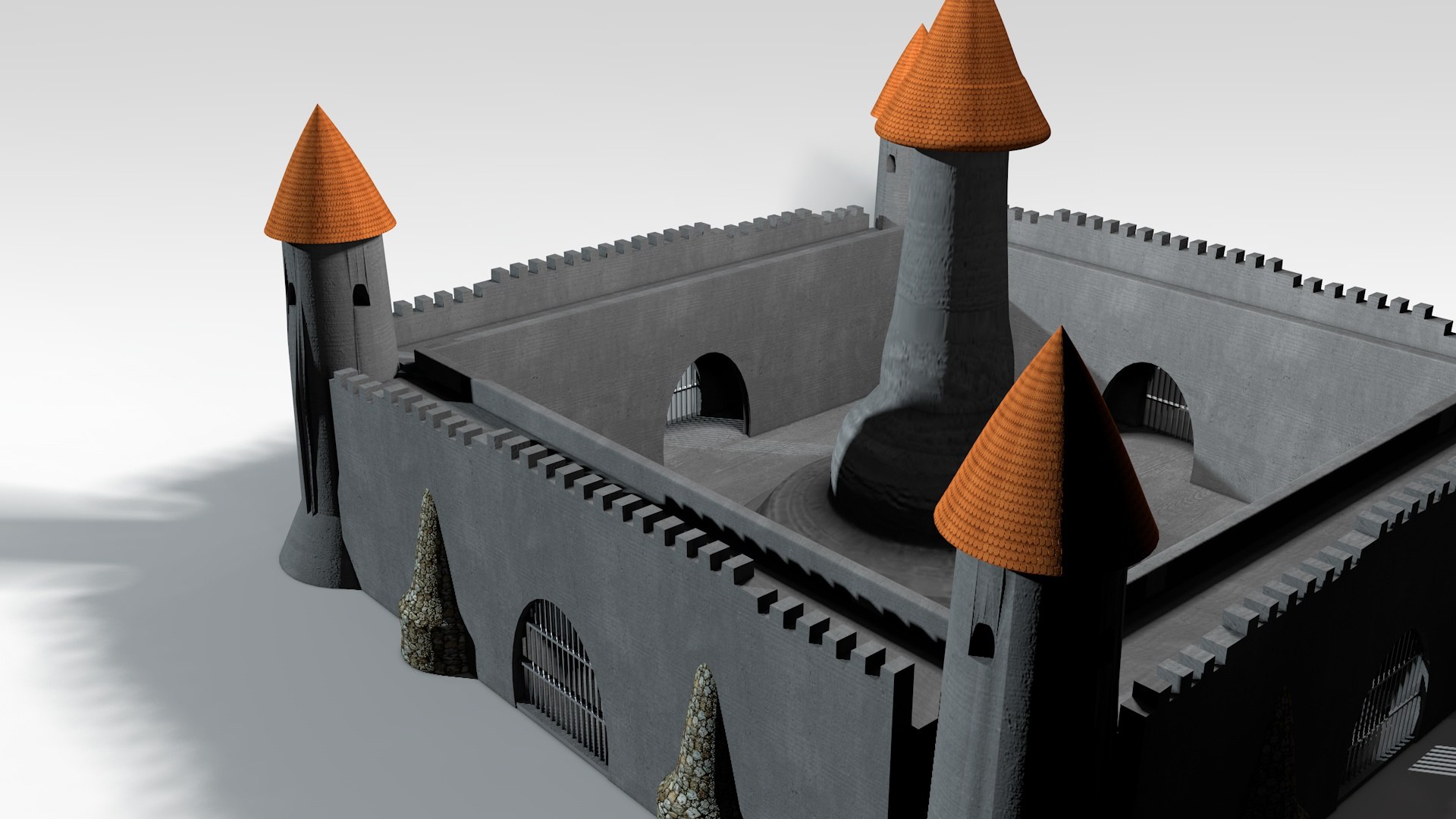 C4d Castle Mini Miniature