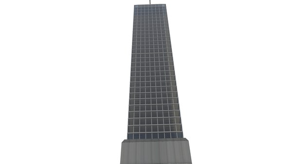 3d model tower block lights