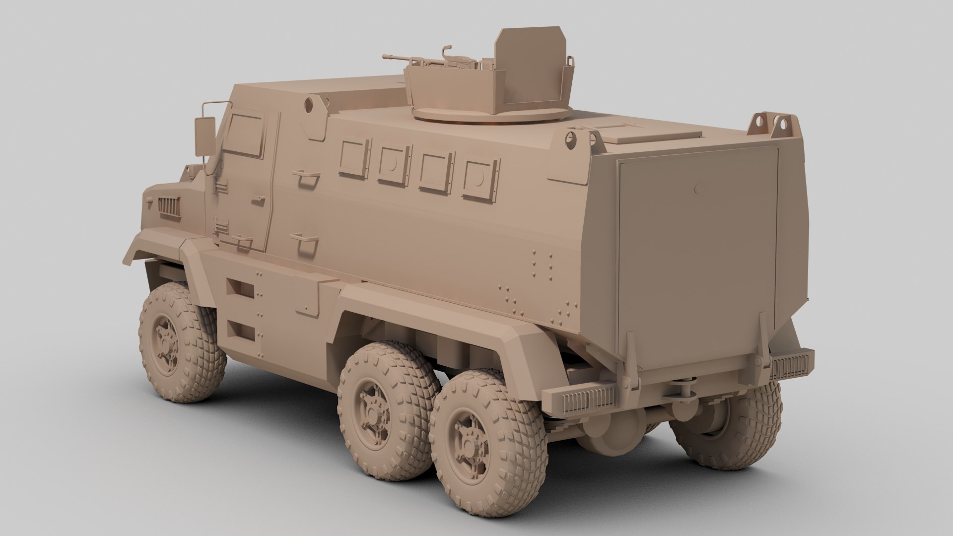 3D Ukrainian Kraz Fiona Armored Truck Model - TurboSquid 1191221