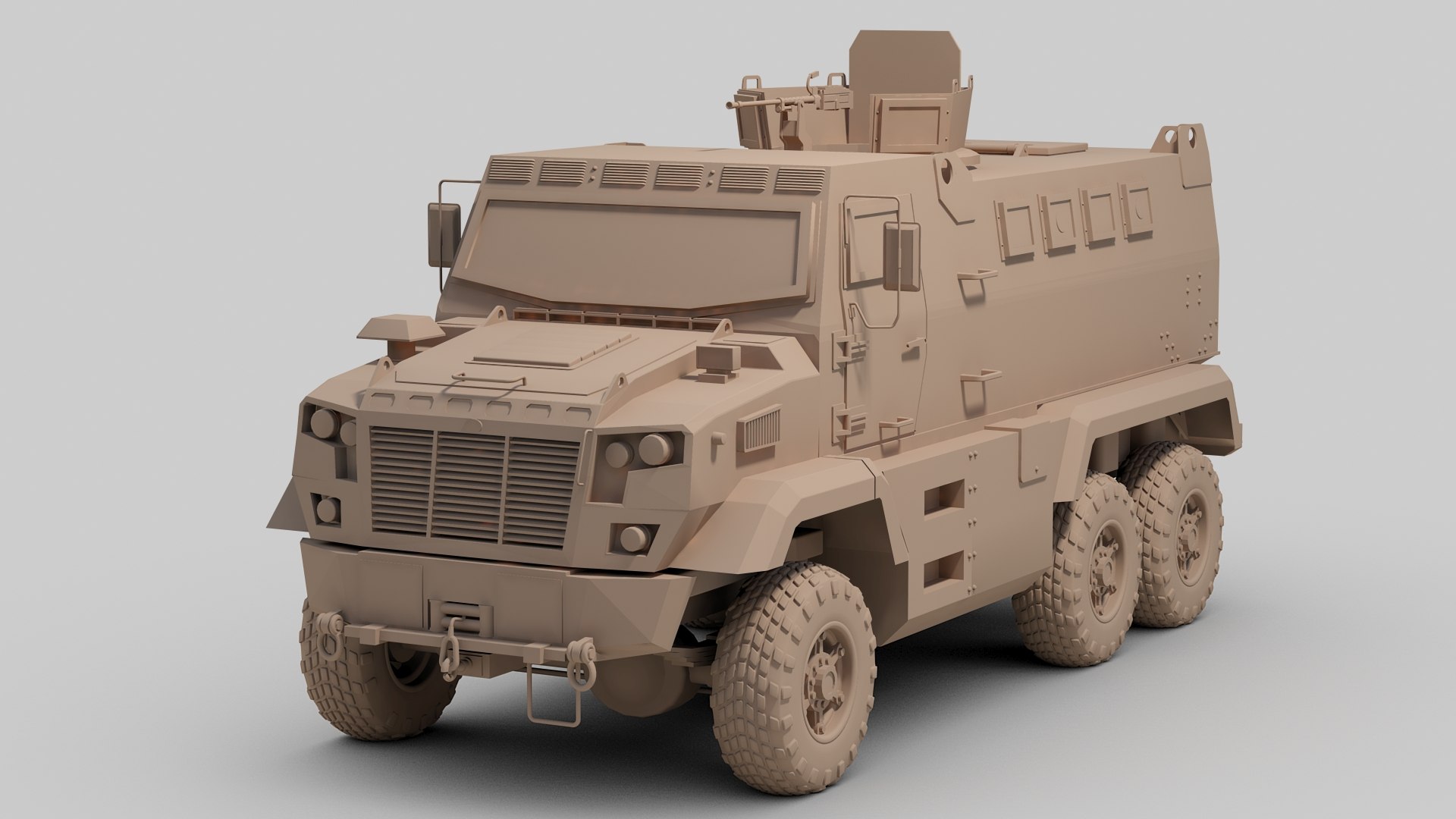 3D Ukrainian Kraz Fiona Armored Truck Model - TurboSquid 1191221