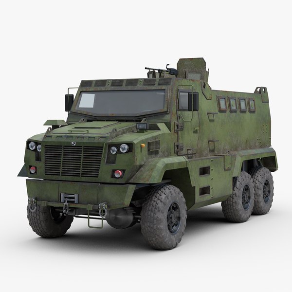 3D ukrainian kraz fiona armored truck model - TurboSquid 1191221