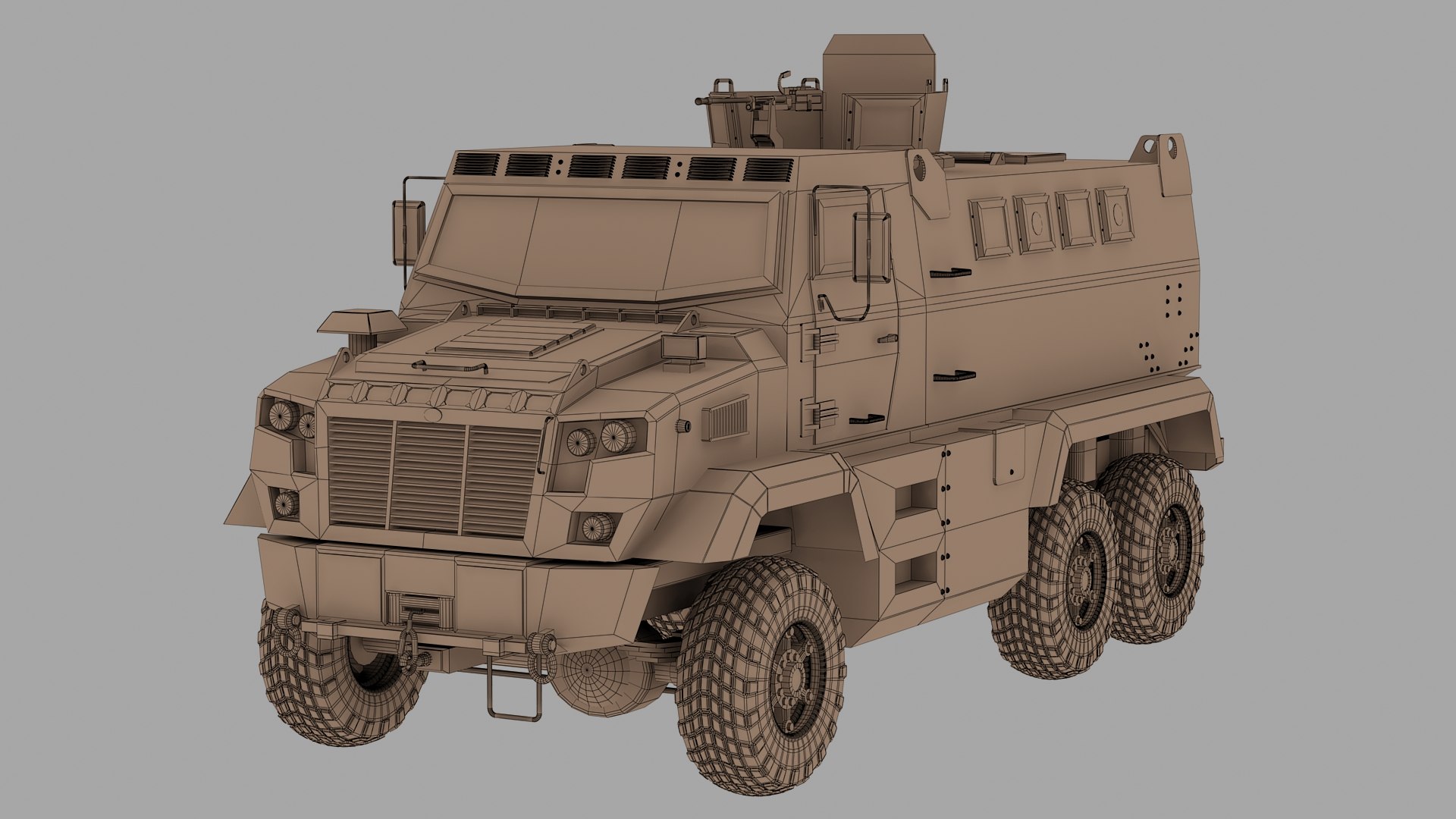 3D Ukrainian Kraz Fiona Armored Truck Model - TurboSquid 1191221