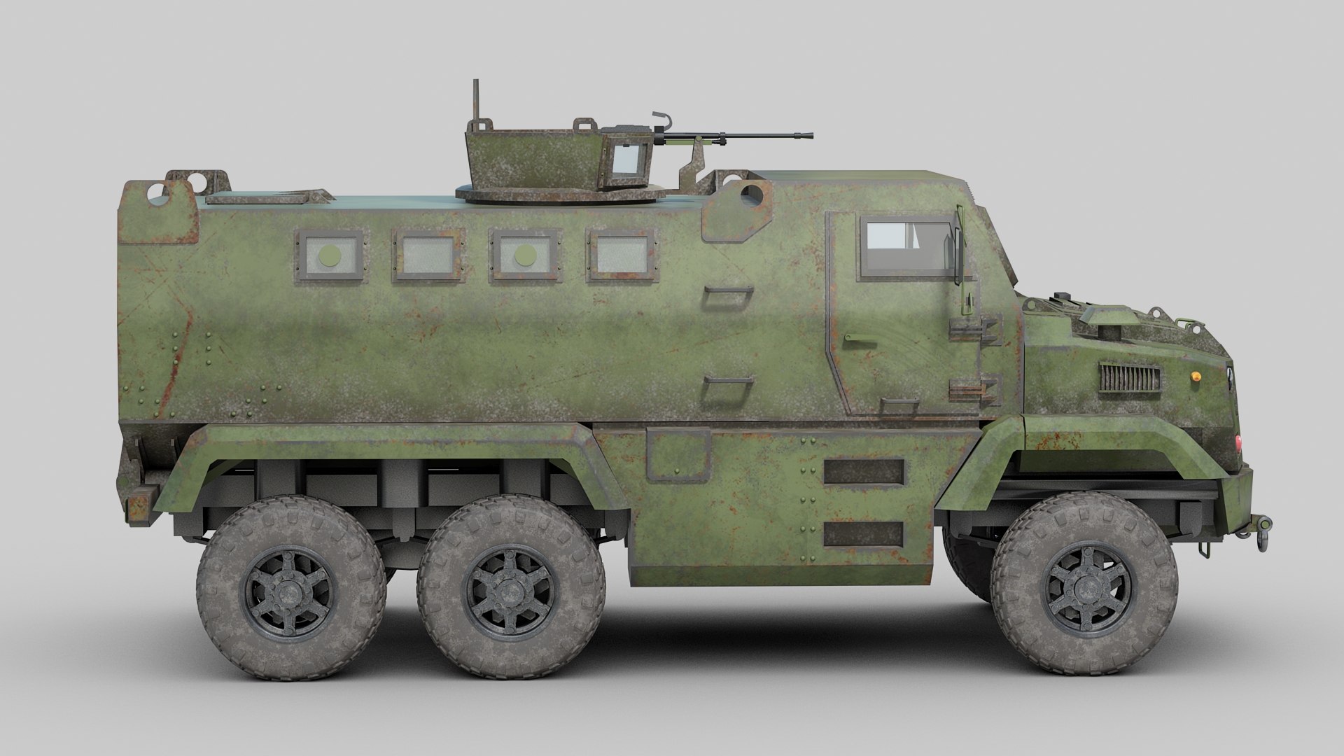 3D Ukrainian Kraz Fiona Armored Truck Model - TurboSquid 1191221