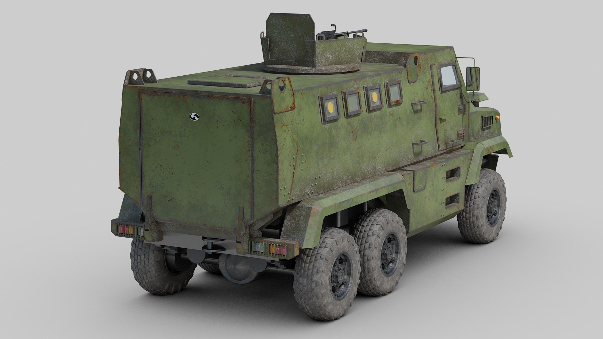 3D Ukrainian Kraz Fiona Armored Truck Model - TurboSquid 1191221