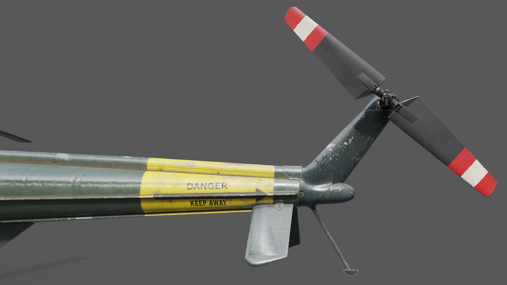 Sikorsky H-19 Chickasaw Helicopter PBR 3D Model - TurboSquid 1754537